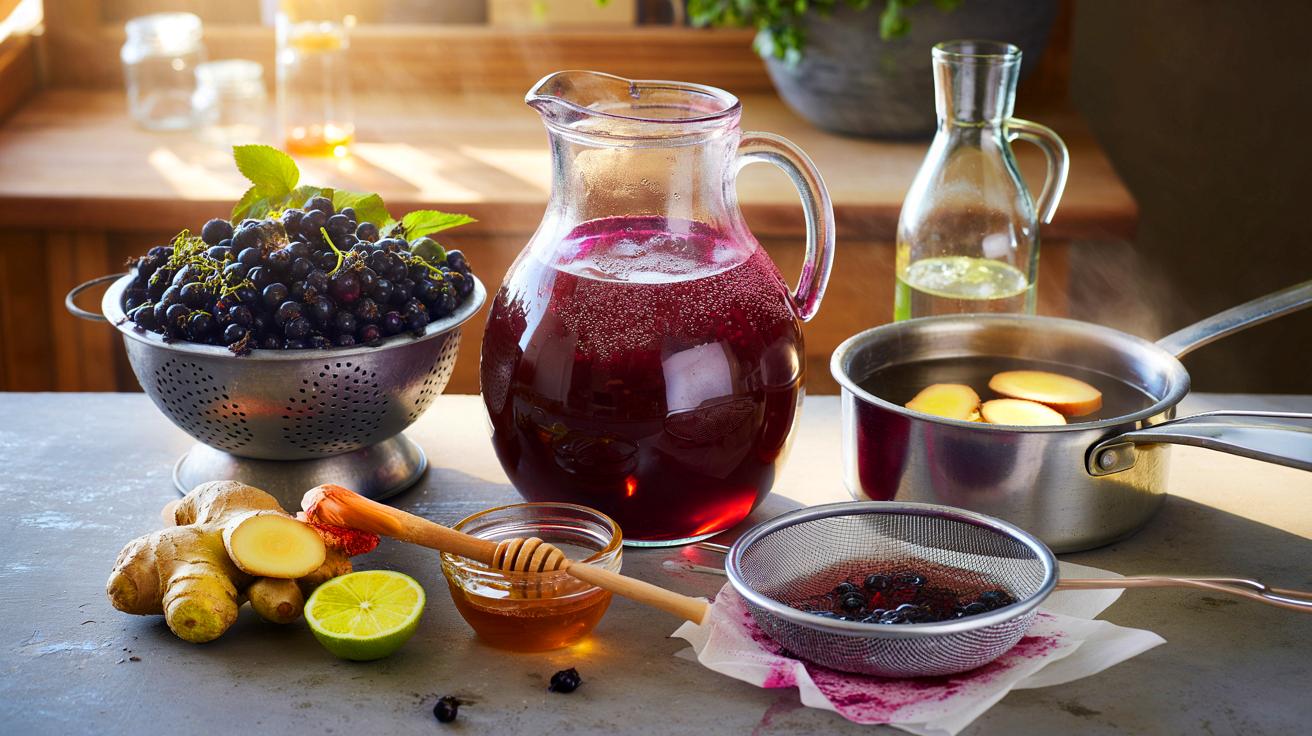 Ce rituel aux cassis de grand-mère: une boisson maison qui parfume la ...