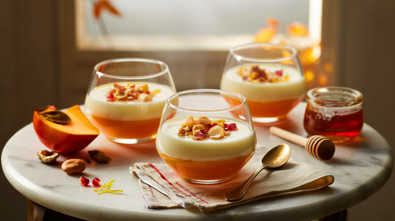 Voici la panna cotta au kaki qui fait parler en novembre 2025, dessert ...
