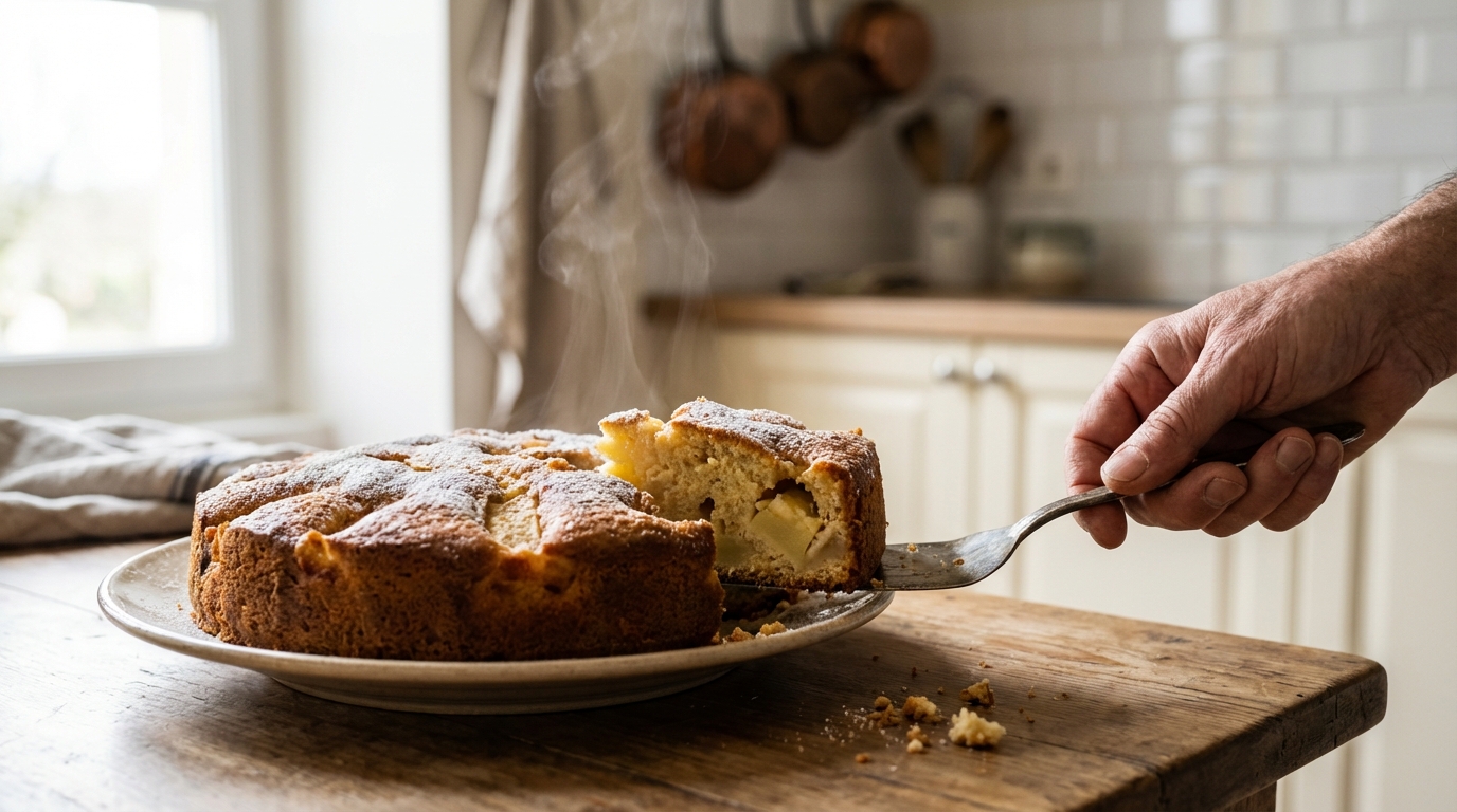 Ce gâteau pommes-yaourt ultra moelleux qui embaume la maison cache une ...